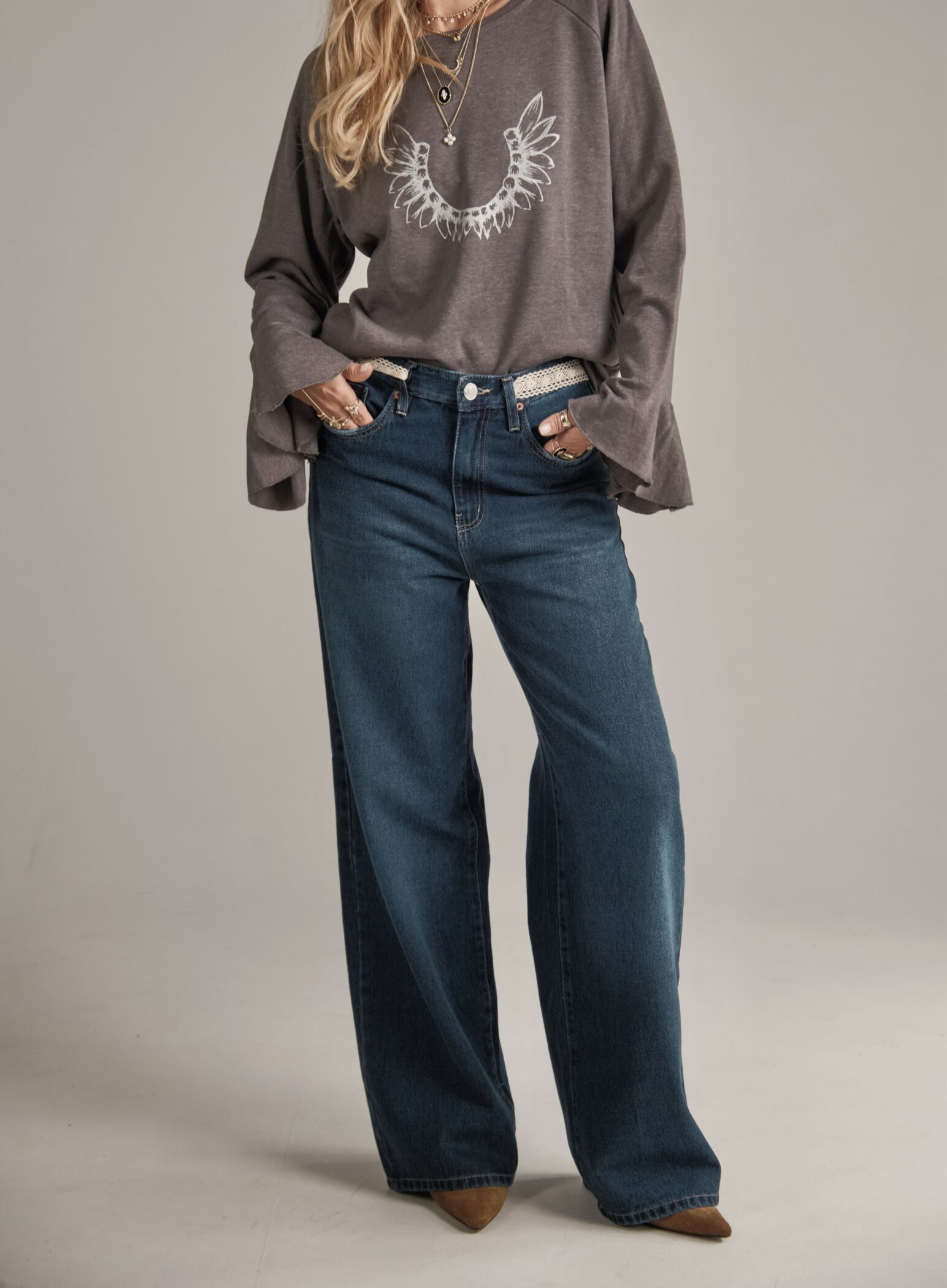 Deep blue wings denim - LK laluna