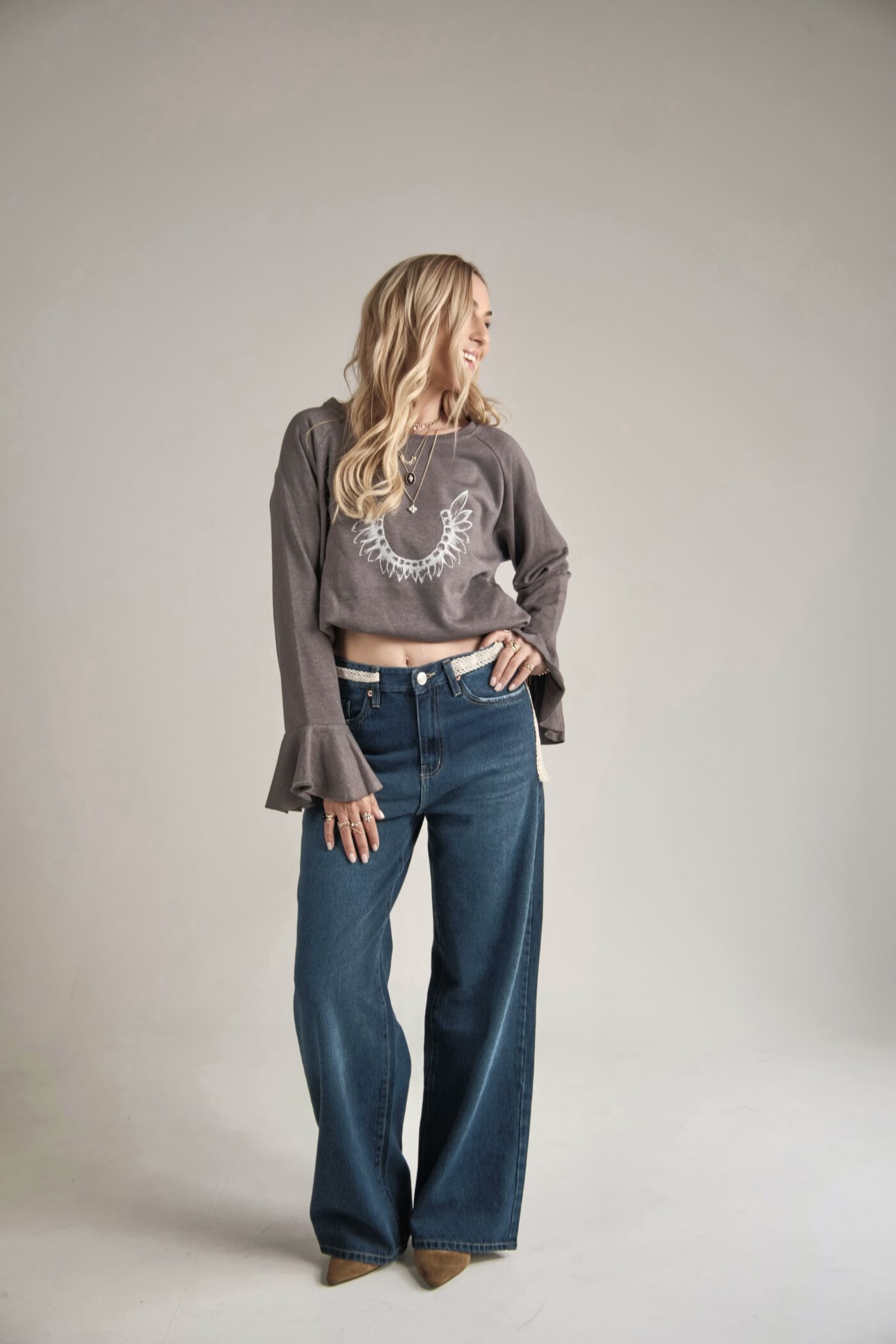 Deep blue wings denim - LK laluna